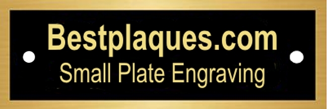 Small Perpetual Plates With Engraving